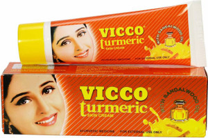 VICCO Turmeric Skin Cream With Sandal Wood Oil 15g Price in India - Buy ...