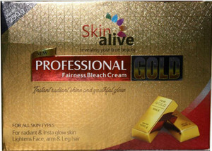 Skin Alive Gold Professional Bleach For Skin Gold Glow - Price in India ...