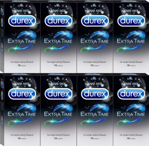 DUREX Extra Time (80 Pieces) Condom Price in India - Buy DUREX Extra ...