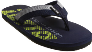 LOTTO Men NAVY BLUE/YELLOW TALIAN SLIPPERS For MEN 7 Slippers - Buy ...