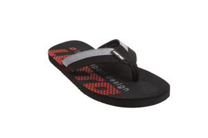 LOTTO Men BLACK/RED TALIAN SLIPPERS For MEN 8 Slippers - Buy LOTTO Men ...