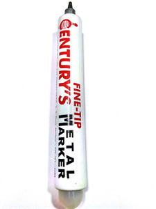 Flipkart.com | CENTURY Permanent Metal Marker Fine Tip White Color ...