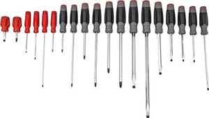 Proto J1219SC Combination Screwdriver Set, 19-Piece Standard ...
