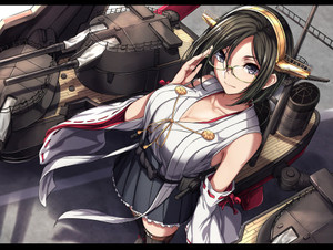 Athah Anime Kantai Collection Kirishima 13*19 inches Wall Poster Matte ...