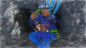 Athah Anime Jojo's Bizarre Adventure Gyro Zeppeli 13*19 inches Wall ...