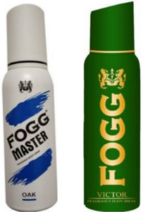 FOGG MASTER OAK AND VICTOR BODY SPRAY 120 ML X 2 Perfume Body Spray ...