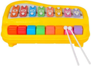 Toyvala Educational Musical Instruments Toyset for Babies ,2 In 1 Piano ...