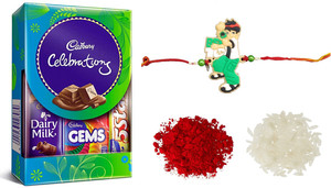 Cadbury Mini Gift Pack With Attractive BenTen Kids Rakhi Combo Price in ...