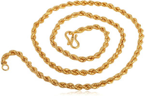TIRUPATI Deals Valentine Gold Rassa/Rope Chain Necklace for Men Husband ...