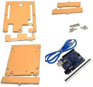 OLatus Arduino Uno R3 SMD with Acrylic Case Shell Enclosure Gloss Box ...