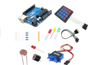 OLatus Arduino Uno R3 Kit with 4X4 Matrix Keypad and SG90 9g Mini Servo ...