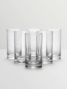 Ocean (Pack of 6) Fin Line 6pcs Glass Set- 280ml Glass Set Water/Juice ...
