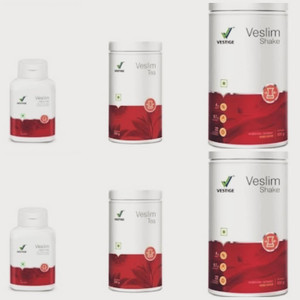 Vestige Veslim sliming shake , sliming tea and sliming capsules set of ...