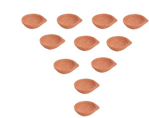 DND Terracotta (Pack of 11) Table Diya Price in India - Buy DND ...