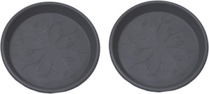 my green thumb Tray for 12"planters | Grey color 24 cm/9.4 " inside dia ...