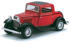 Kinsmart 5inch 1:34 Scale Model Official Licensed Ford 3 Window Coupe ...