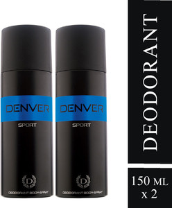 DENVER Blue Sport Combo Body Deodorant Spray - For Men - Price in India ...