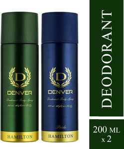 DENVER Hamilton and Pride Combo Deodorant Spray - For Men - Price in ...