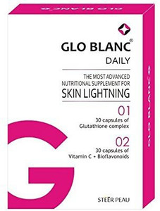 globlanc Glutathione, Vitamin C & bio flavonoids capsule for skin ...