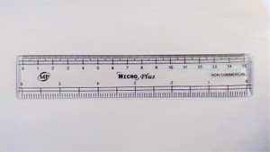 Flipkart.com | MICROPLUS plastic 6 inch ruler/ scale Ruler - Platic ruler