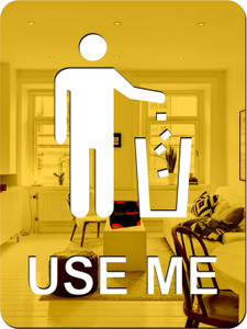 Bikri Kendra 100 cm use me golden sign board - 3D acrylic mirror ...