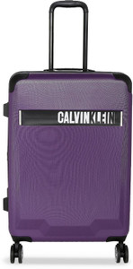 Calvin Klein Kimpton Cabin Suitcase - 20 inch PURPLE/BLACK - Price in ...