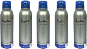RASASI EMOTION POUR HOMME (PACK OF 5) Body Spray - For Men - Price in ...