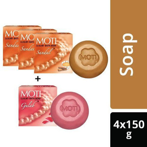 moti Soap Combo Sandal+Gulaab - Price in India, Buy moti Soap Combo ...