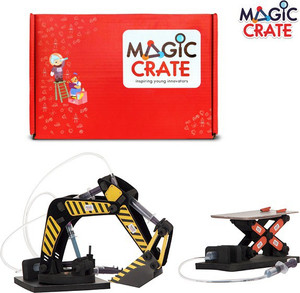 Magic Crate Kit for 10-14 Year olds : Hydraulic Crane and Lifting Jack ...
