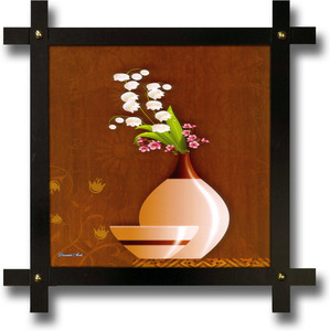 Poster N Frames Cross Wooden Frame Hand-Crafted with photo of Flower ...