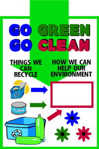 GO GREEN GO CLEAN Photographic Paper - Educational, Nature posters in ...