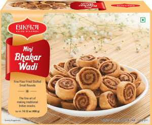Bikaji Aslee Bikaneri Mini Bhakarwadi 400g pack of 1 Price in India ...