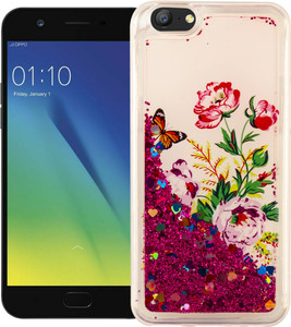 GBAKS Back Cover for Oppo A57, {Fully Glitter and Liquid with Printed ...