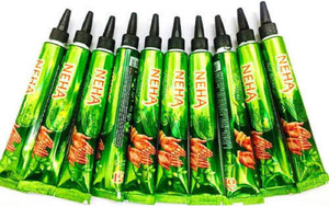 Neha Herbal Red Henna Fast Colour Cone Synthetic Mehendi Price in India ...