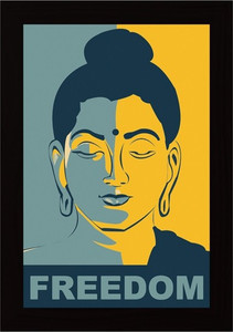 Lord Buddha Freedom Art Framed Poster Paper Print - Art & Paintings ...