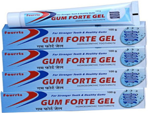 Fourrts GUM FORTE GEL-FOR STRONGER TEETH & HEALTHY GUMS(PACK OF 2 ...