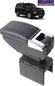 MOTORMART Chrome Arm Rest for Mahindra Scorpio Car Armrest Price in ...