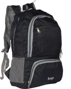 BAGS N PACKS Smart Casual Fold-able Day-pack Backpack Black Clr 15 L ...
