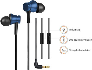 Mi Earphones Basic Blue Wired Price in India - Buy Mi Earphones Basic ...