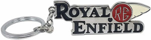 ROYAL ENFIELD Silver Metal Keychain for Bullet Classic 350, Thunderbird ...