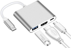 Lapkit USB C Hub, 4K HDMI Type C Dongle, USB-C Digital AV Multiport ...