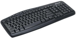 MICROSOFT Wired Keyboard 500 Wired USB Standard Multi-device Keyboard ...
