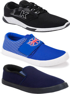 Earton Combo Pack of 3 Top Rated, Best Rates Training Shoes, Walking ...