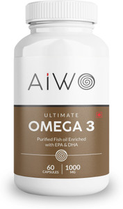 Aiwo Omega-3 Fish Oil 60 Capsules - 1000 MG Price in India - Buy Aiwo ...