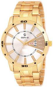 GEN-Z MDD809GM01 Functional Gold Day & Date Watch Digital Watch - For ...