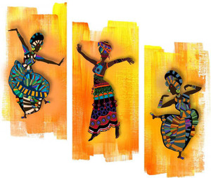 African dance culture 3 piece MDF Poster Paper Print - Art & Paintings ...