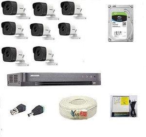 HIKVISION FULL HD 5MP CAMERAS COMBO KIT ,SUPPLY & ALL REQUIRED ...
