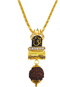 Men Style Lord Shiv Ji Mahadev Bholenath Shiv Ling Om Damaru Locket ...