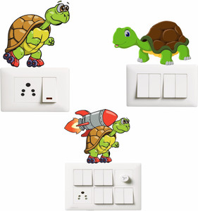 SUDARSHAN DESIGNS 10 cm Switch Board Sticker - Decorative Funny ...