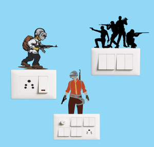 Creatick Studio 20 cm Decorative PUBG Wall Decorative - Switch Panel ...